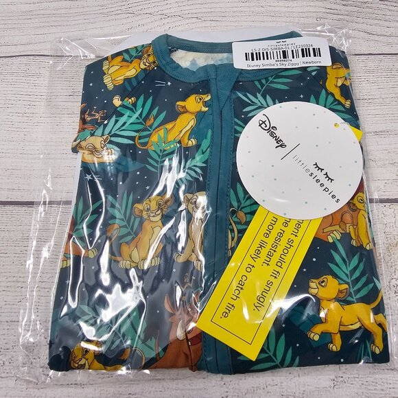Little Sleepies | One Pieces | Nib Little Sleepies Disney Simbas Sky ...